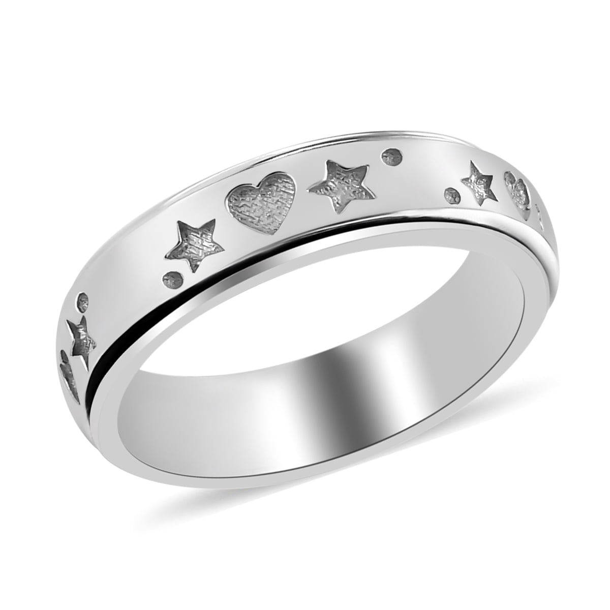 Shop LC Spinner Ring for Women - Spinning Anxiety Ring for Men ...