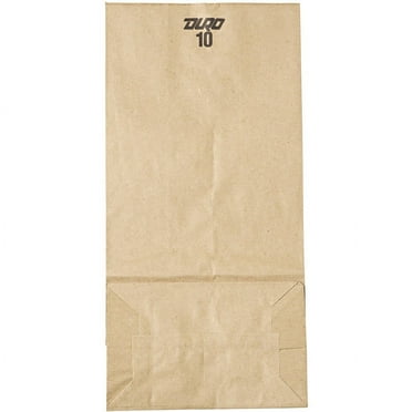 General Supply Duro Fold Top Paper Bag, 25 lbs, Brown, 500 Ct - Walmart.com