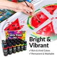 Hippie Crafter Premium Fabric Paint Set (24 Colors) - Walmart.com