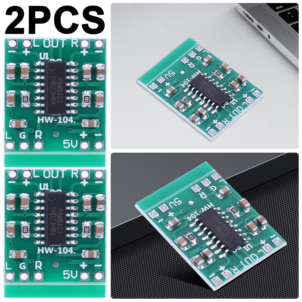 [HW-104] placa amplificadora potencia digital ultraminiatura 2*3W Clase ...