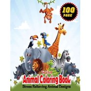 SUPER CUTE ANIMALS - Coloring Book For Kids: Sea Animals, Farm Animals ...