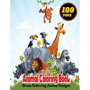 Animals - Relaxing Colouring Book - This adorable coloring book is ...