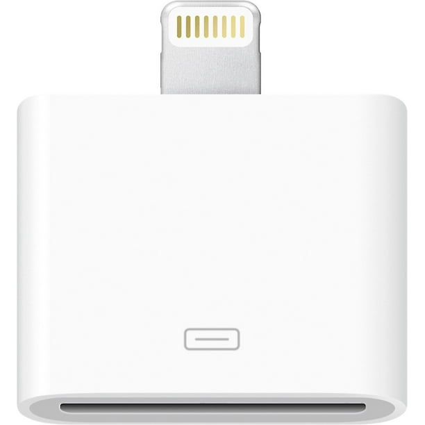 Lightning to 30-Pin Adapter White 2 Pack - Walmart.com