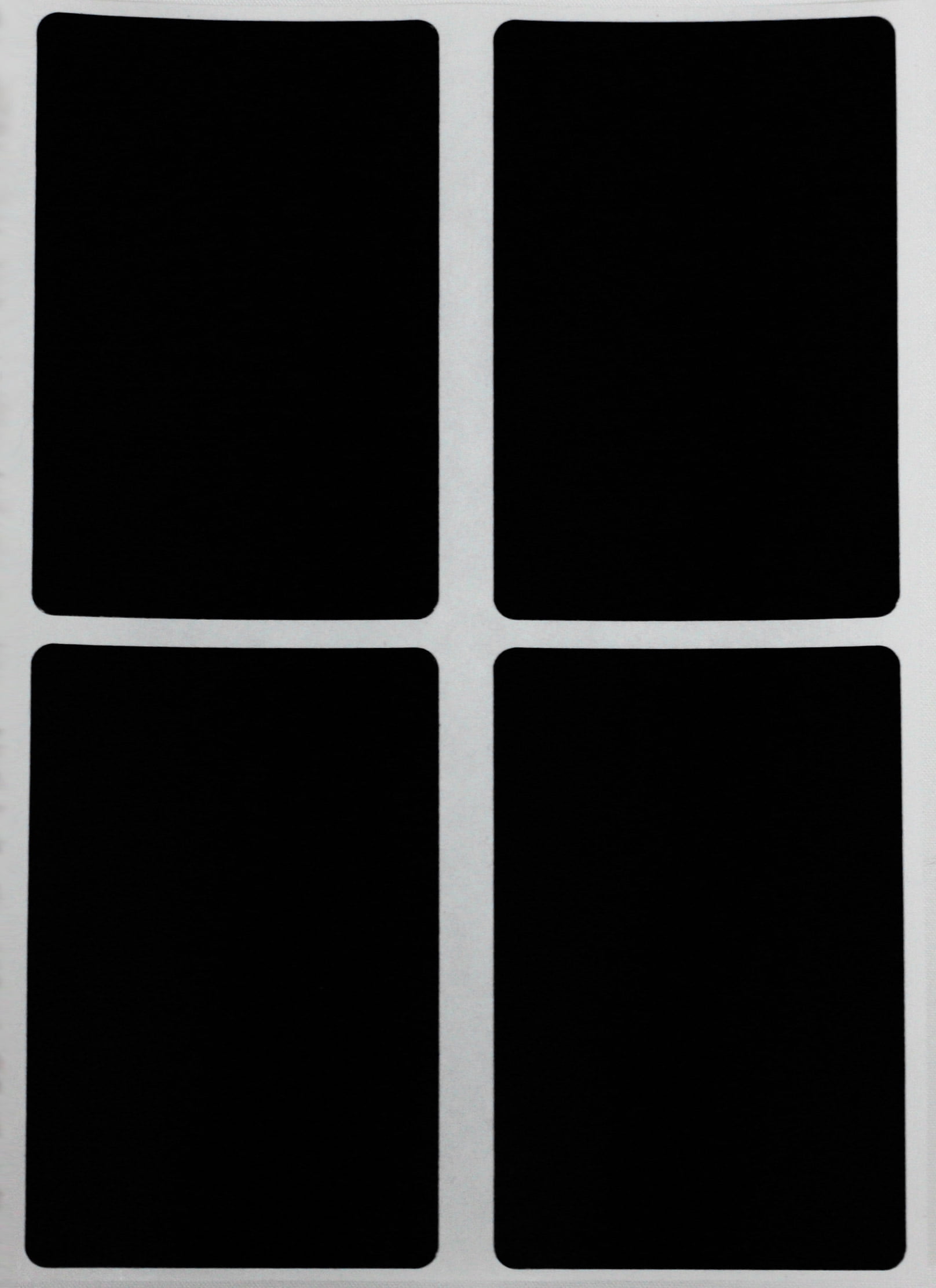 Rectangle Label 3x2 Colored Coded Labels Inventory Stickers in Black ...