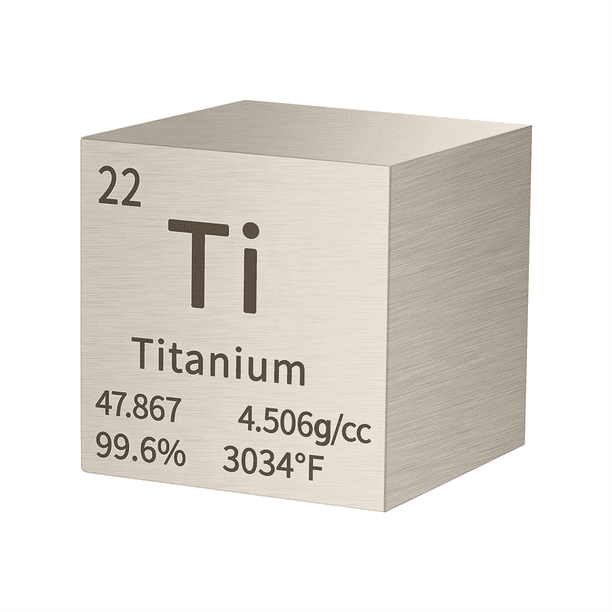 Titanium Square Density Squares Pure Metal for Elements Collections Lab ...