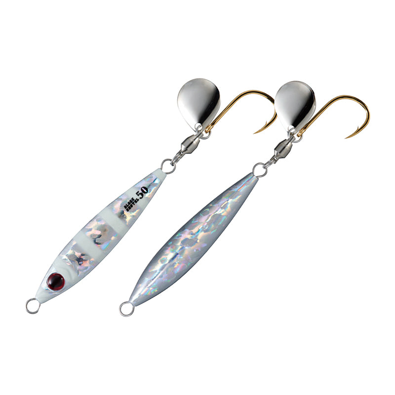 Shout! Blade Shotel Metal Sinking Jig with Assist Hook 128BS / 60g ...