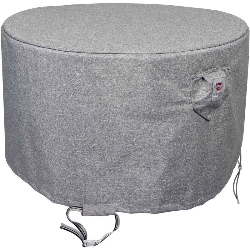 Shield-Platinum COV-PTR52 52 in. Round Fire Table Cover - Walmart.com