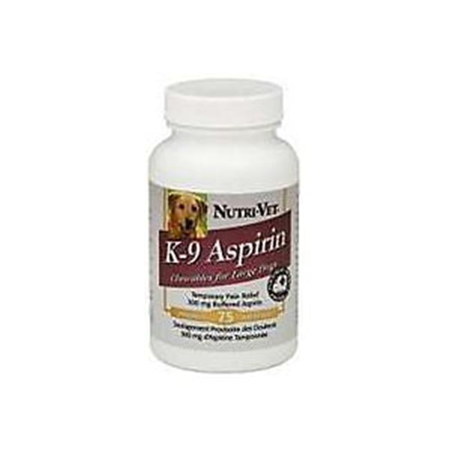 Nutri-Vet 587071 12199-3 300Mg Large Dog Aspirin - Walmart.com