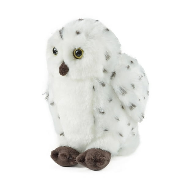 Living Nature 7" Plush Snowy Owl Medium Animal Plush Toy - Walmart.com