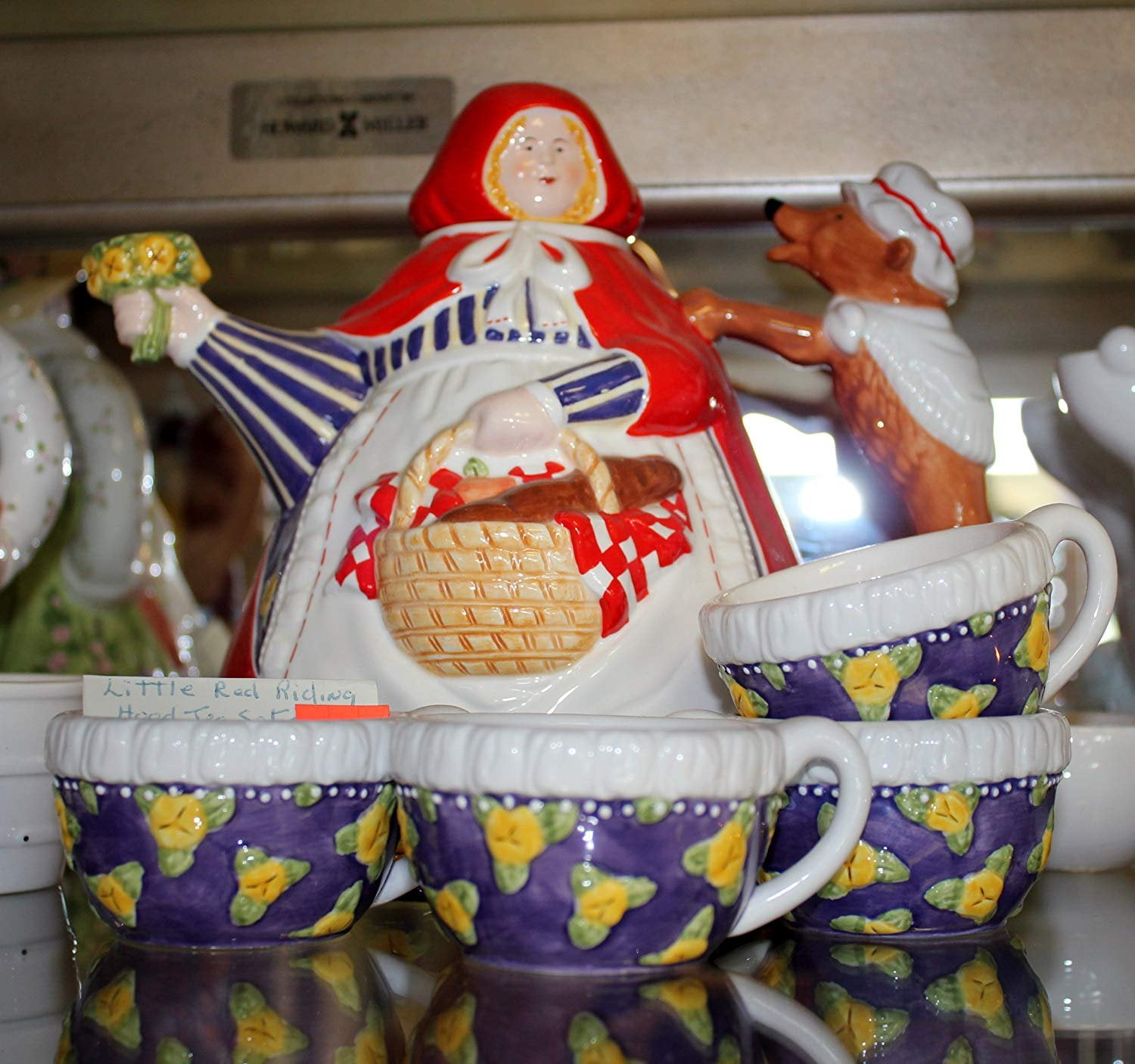 Retired Little Red Riding Hood Tea Set 5pc - Walmart.com