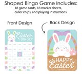Big Dot of Happiness Spring Easter Bunny - Bingo Cards and Markers ...