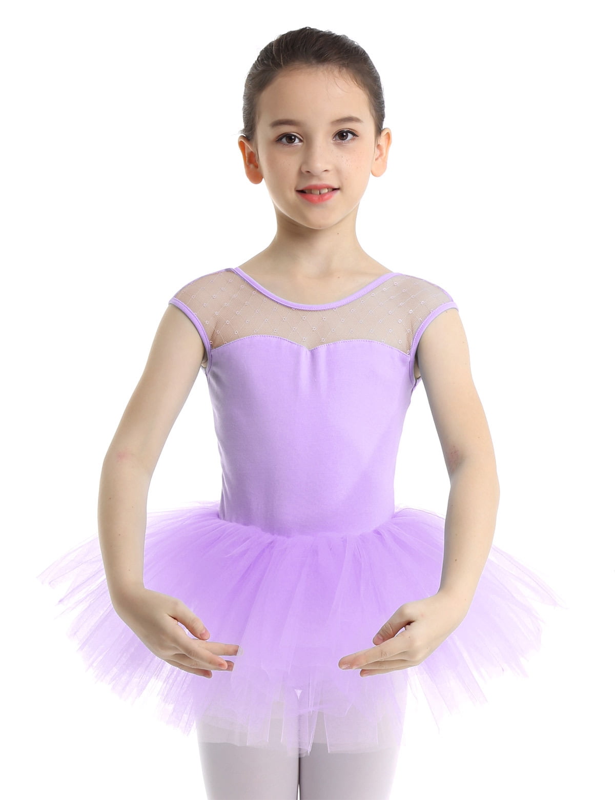 Alvivi Kids Girls Ballet Tutu Dress Dance Leotard Outfit Ballerina ...