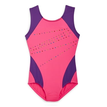 Justice Girls Floral Dance and Gymnastics Leotard With Scrunchie, Sizes ...