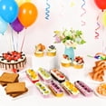 100 Pack Mini Disposable Aluminum Foil Cake Pans with Lids and Spoons ...