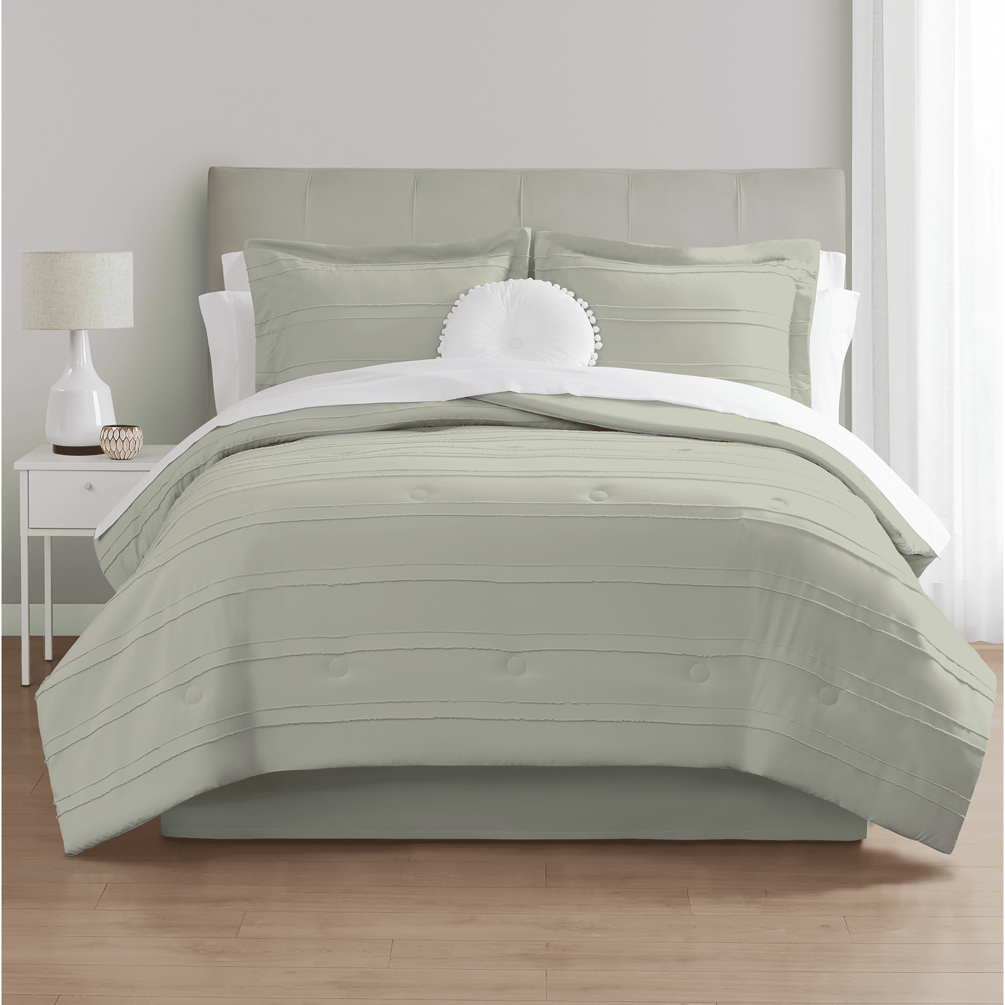 Click here for Mainstays 11-Piece Bed In A Bag Comforter Set With... prices