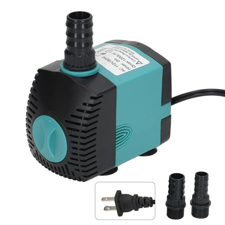 Aquarium Water Pump, Fish Tank Submersible Pump US Plug 110V Quiet ...