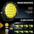 Biglion.X Amber LED Offroad Lights, 210W, 32000LM, Waterproof for ...