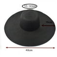 Zisugp Womens Wide Brim Sun Protection Straw Hat Folable Floppy Hat