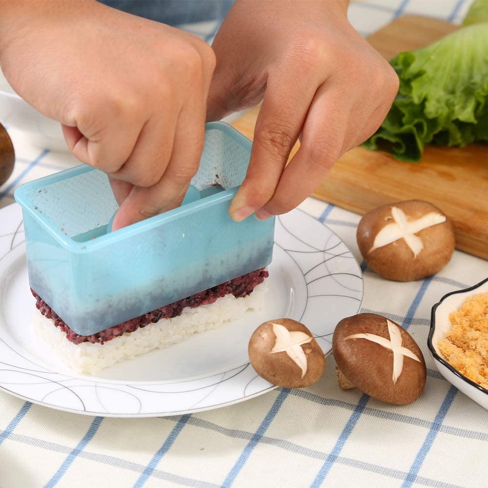 Buy Non Stick Musubi Maker Press, BPA Free Sushi Making Kit Onigiri ...