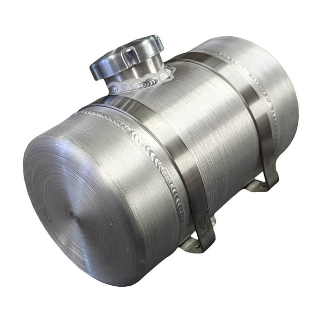 6x10 Center Fill Round Spun Aluminum Gas Tank 1 Gallon 1 8 Npt Mini