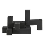 Danya B. Contemporary Black Metal 2-Piece Stacking Candelabra Taper Candle Holder Set - Walmart.com