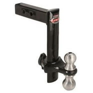 Trimax TRZ6AL-RP Razor Aluminum Adjustable Drop Hitch, Pin & Clip - 6 ...