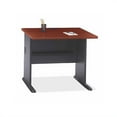 Bush Business Furniture Series A Hansen Cherry Corner Desk Set ...