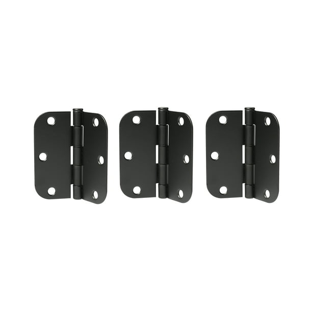 Bulldog Hardware Round Corner Hinge, 3 Pack, Oil Rubbed Bronze ...
