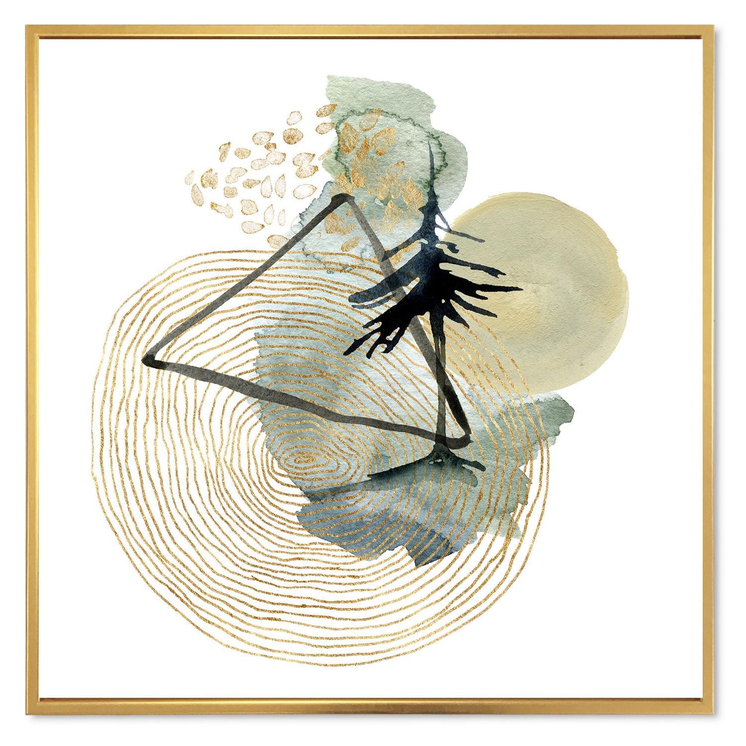 Click here for Designart Abstract Landscape Of Mountains Moon And... prices