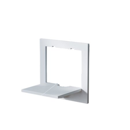 Unilife Hole-free Fan-shaped Shelf Wall Bedroom Mount Wall Partition ...