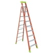 Louisville Ladder FXS1508 8 ft. Fiberglass Cross Step Ladder, Type IA ...