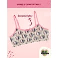 Chili Peppers Girls' Sports Bra Set, Comfortable Training Bras ...