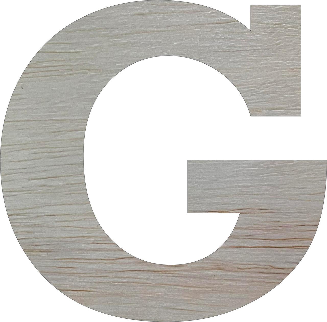 Wooden Block Letters, Unfinished 20'' Rockwell G, Craft - Walmart.com