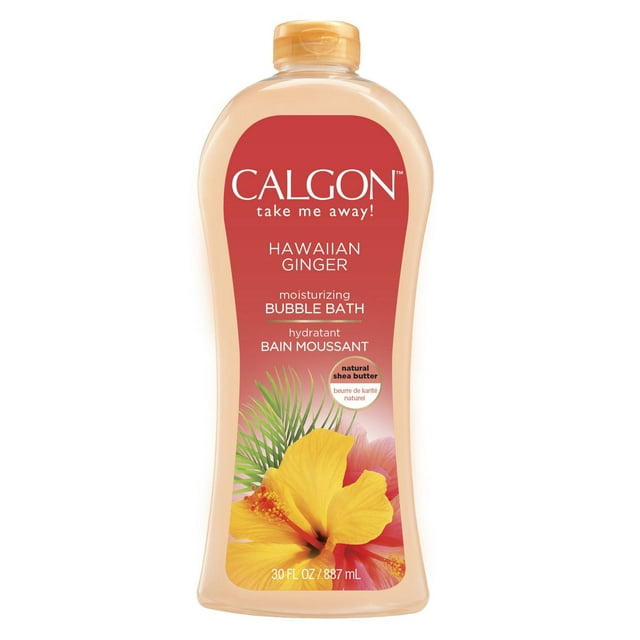 Calgon Take Me Away! Skin Silkening Hawaiian Ginger Bubble Bath, 887 ml ...