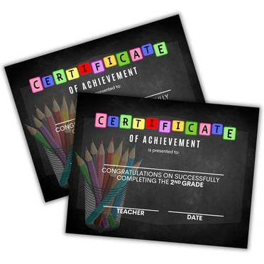 1st Grade Graduation Certificate of Completion 50 pk 8.5 x 11 for ...