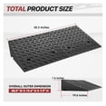 Rubber Curb Ramp, 7.9" , For Forklift, Car, Wheelchair & Bike, Driveway ...