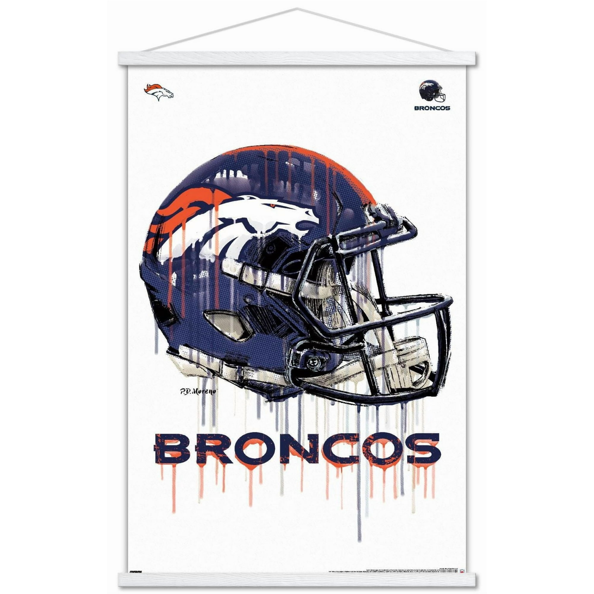 Click here for Trends International Nfl Denver Broncos - Drip Hel... prices