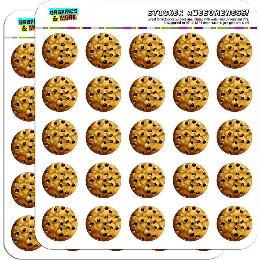 Chocolate Chip Cookie 50 1" Planner Calendar Scrapbooking Crafting ...