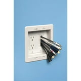 iMBAPrice Cable Entry Device, Brush-Style Opening, Decorator-Style Wall ...