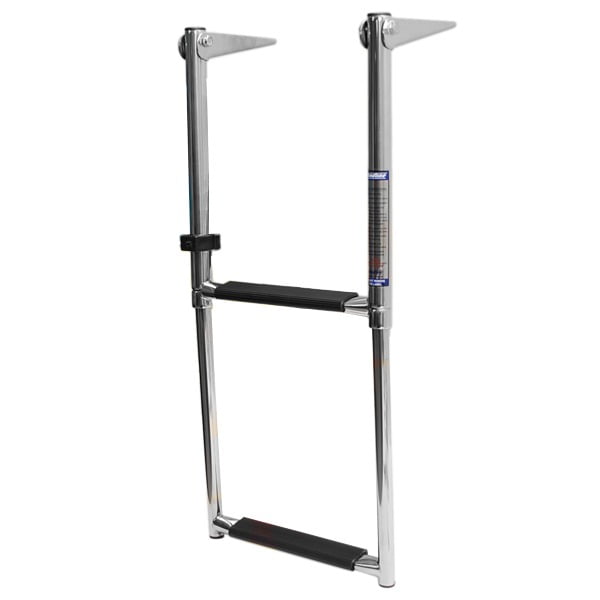Windline Stainless 2 Step 24 1/2 In Boat Boarding Telescoping Ladder ...