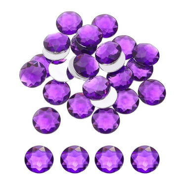 John Bead 2000-Piece 4mm (SS16) | Purple AB Acrylic Round Flat Back ...