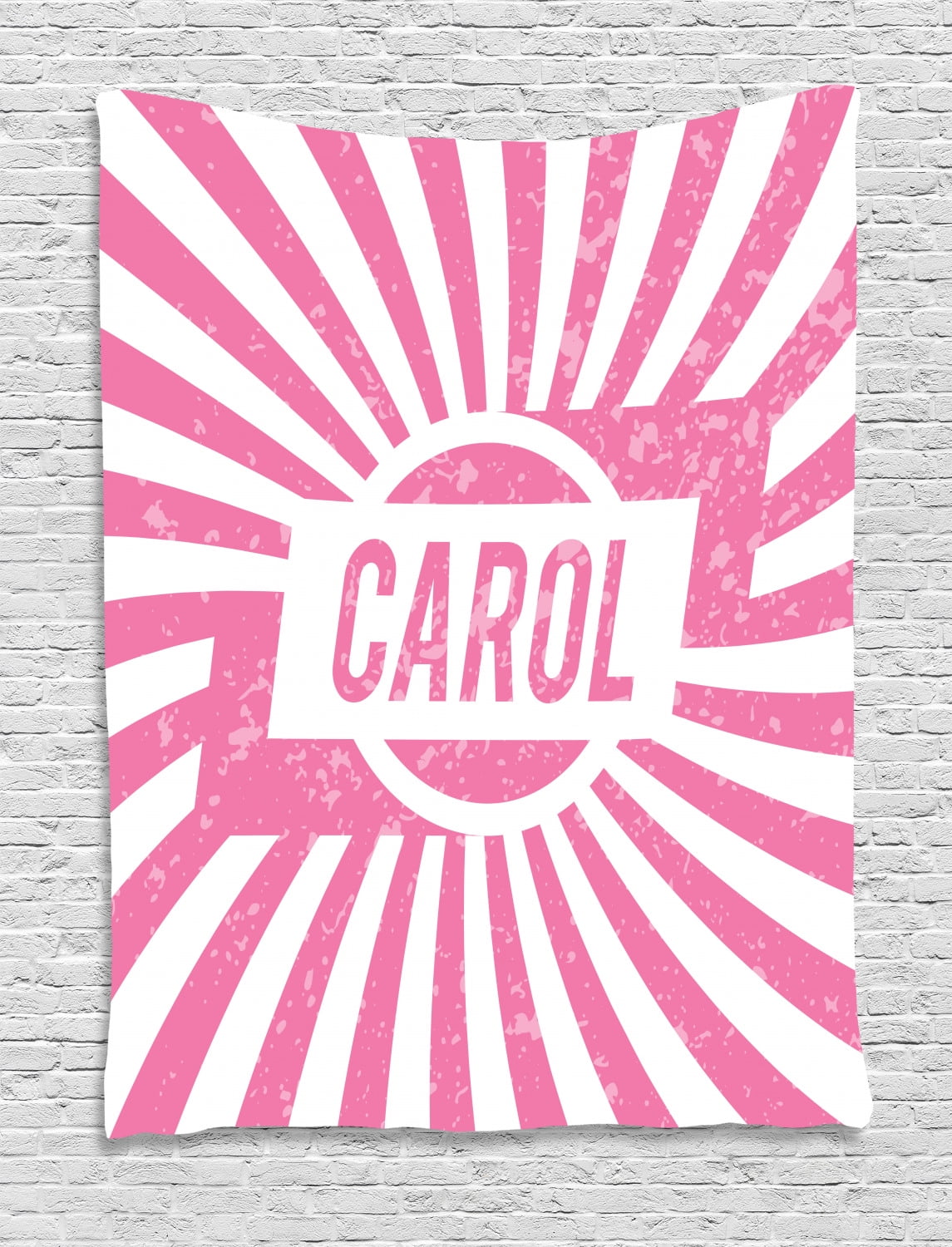 Carol Tapestry, Graphic Popular Name Design for Girls Pastel Colors ...