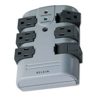 Belkin Surge Protector - 12 AC & 2 USB Ports, 6ft Cord - White (3,996 ...