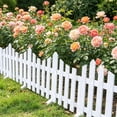 Plastic Garden Fence Border - Lightweight Decorative Landscape Edging ...