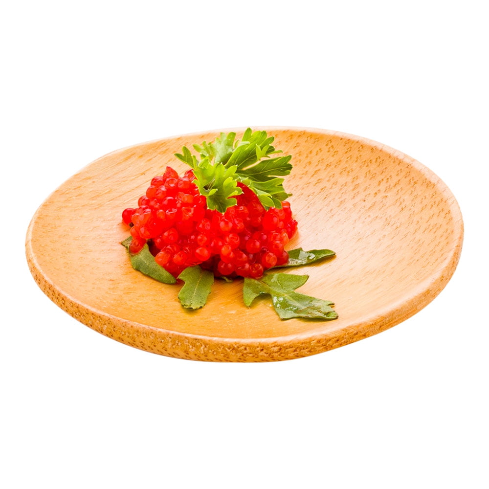 Round Natural Bamboo Dish - 2 1/2" x 2 1/2" x 1/2" - 100 count box ...