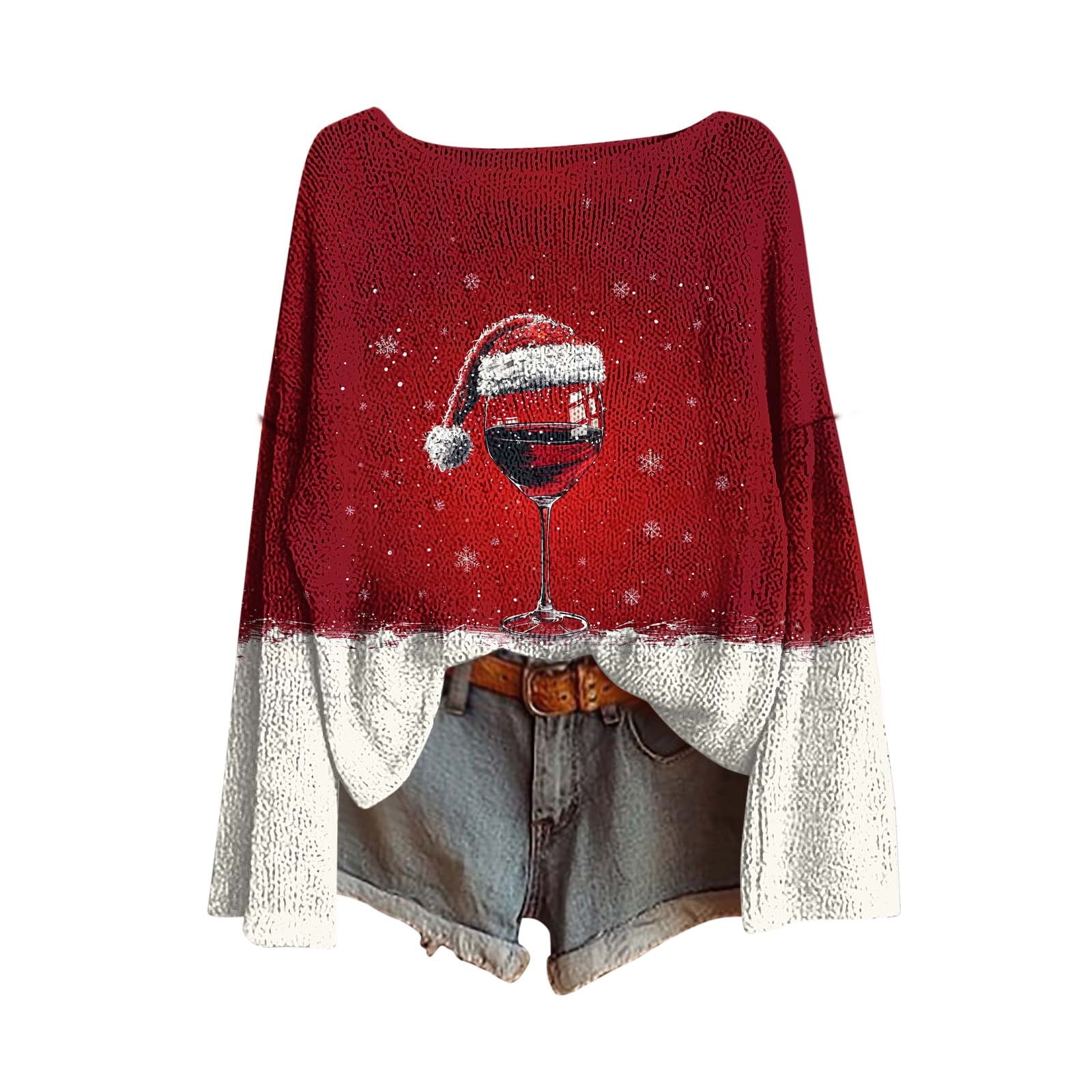 Click here for Lcziwo Christmas Sweaters For Women Boho Oversized... prices