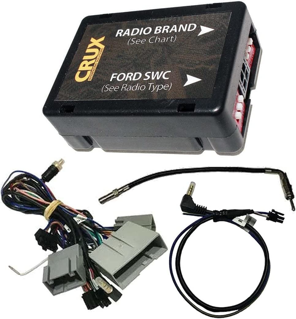 Crux SWRFD-60 Radio Replacement w/ SWC Retention for Ford, Lincoln ...