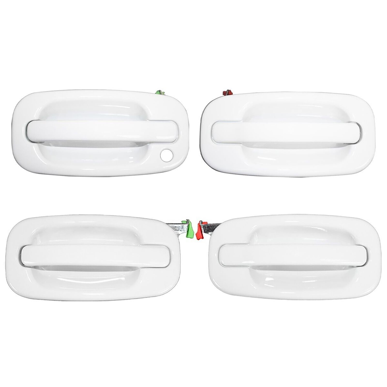 Click here for Applayerr 4pcs Olympic White Painted Door Handle S... prices