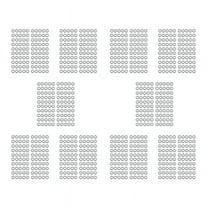 500Pcs NFC Ntag213 Nfc Label Sticker 13.56MHz ISO14443A 213 Sticker ...