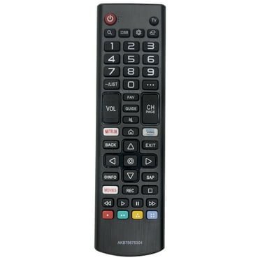 New Remote replacement AKB75675304 for LG Smart TV 43UK6090PUA ...